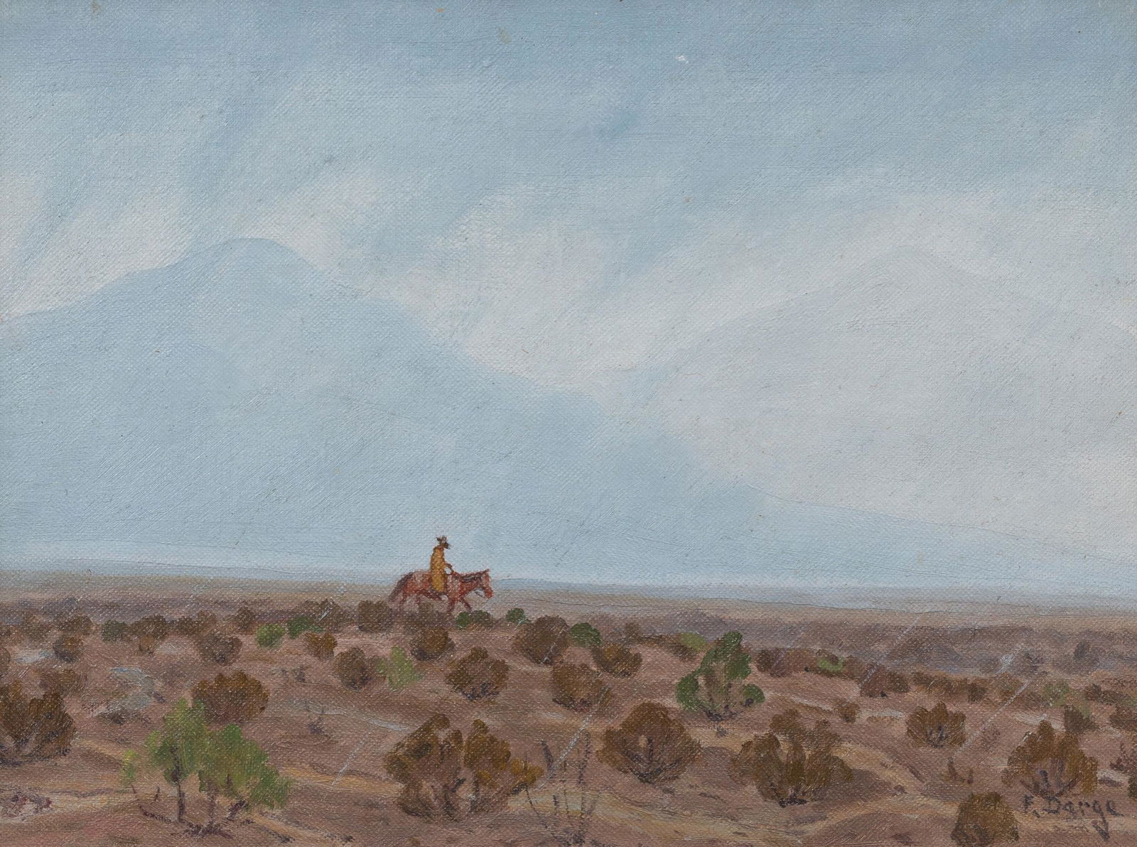 Fred Darge (1900-1978), "Raining", oil on canvasboard - Jun 27, 2020 ...