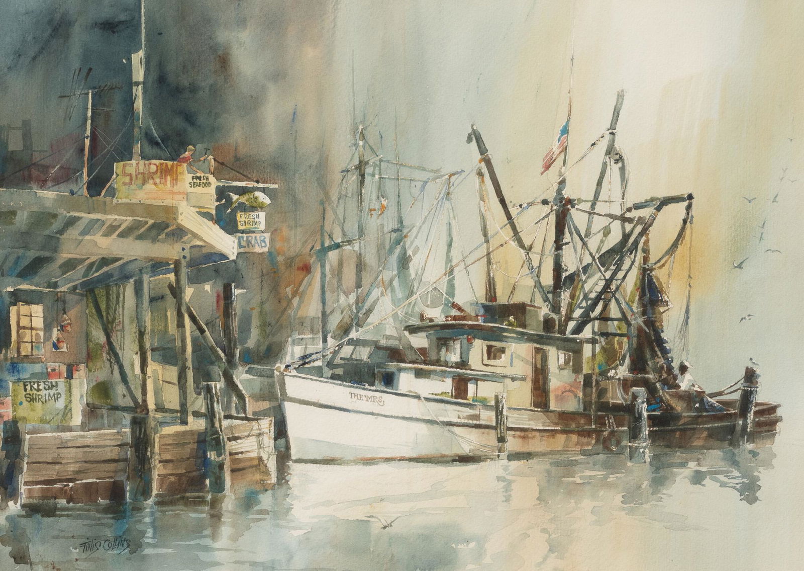 Finis Collins (20th C.), "I Love the Mrs.", watercolor, - Jun 27, 2020 ...