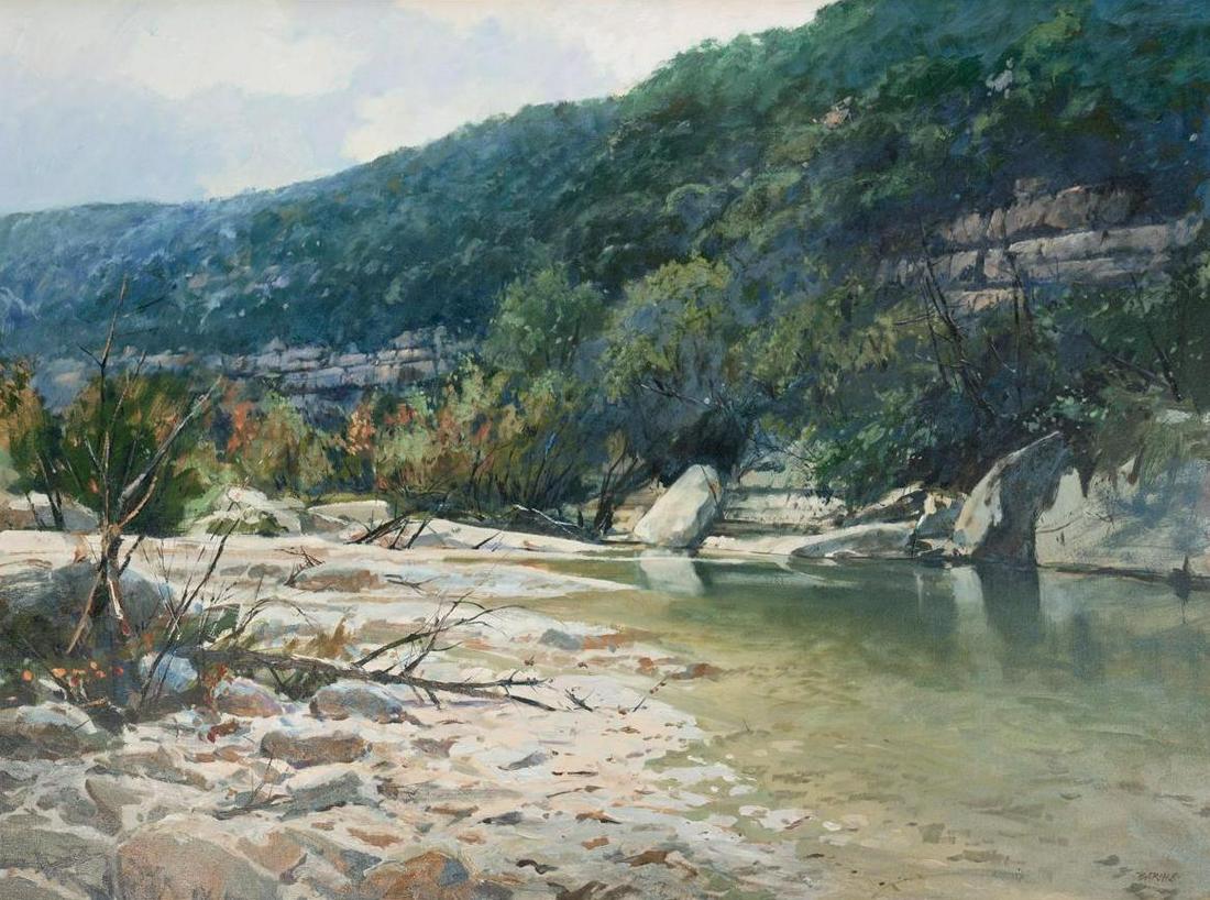 Al Barnes (1937-2015), River Landscape, oil on canvas, - Aug 22, 2020 ...