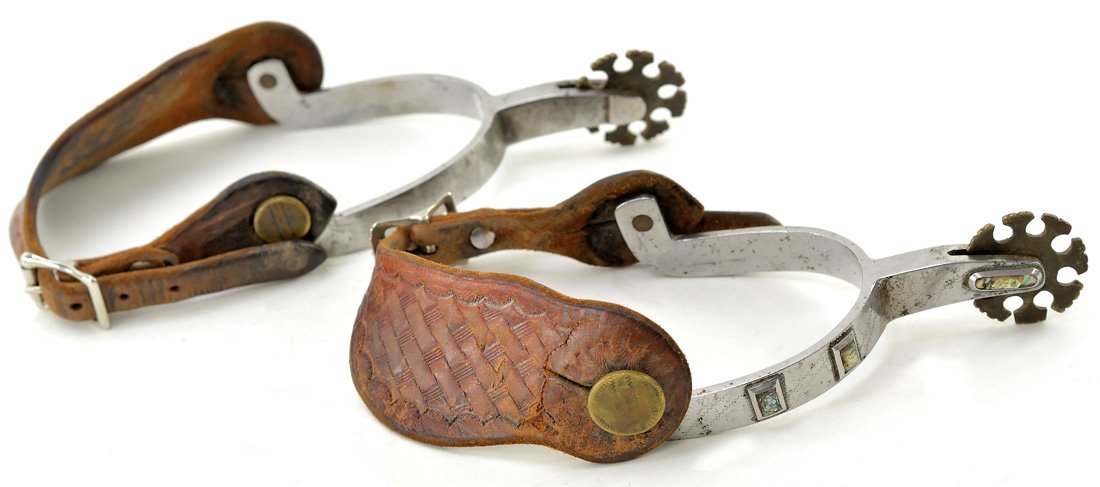 Pair, Huntsville Prison spurs, 1930
