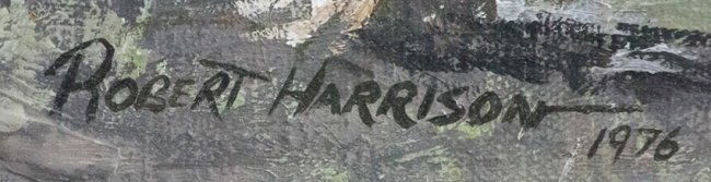 Robert Harrison, Landscape, 1976, oil on canvas : Lot 20