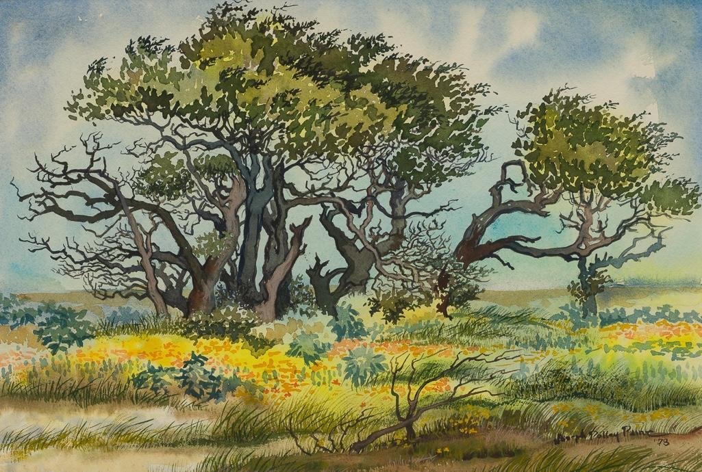 Joseph Polley Paine (1912-1998), Hill Country Trees