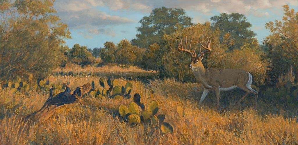 Jim Eppler (b. 1950), "Primed and Ready-Whitetail Buck" - Aug 21, 2016 ...