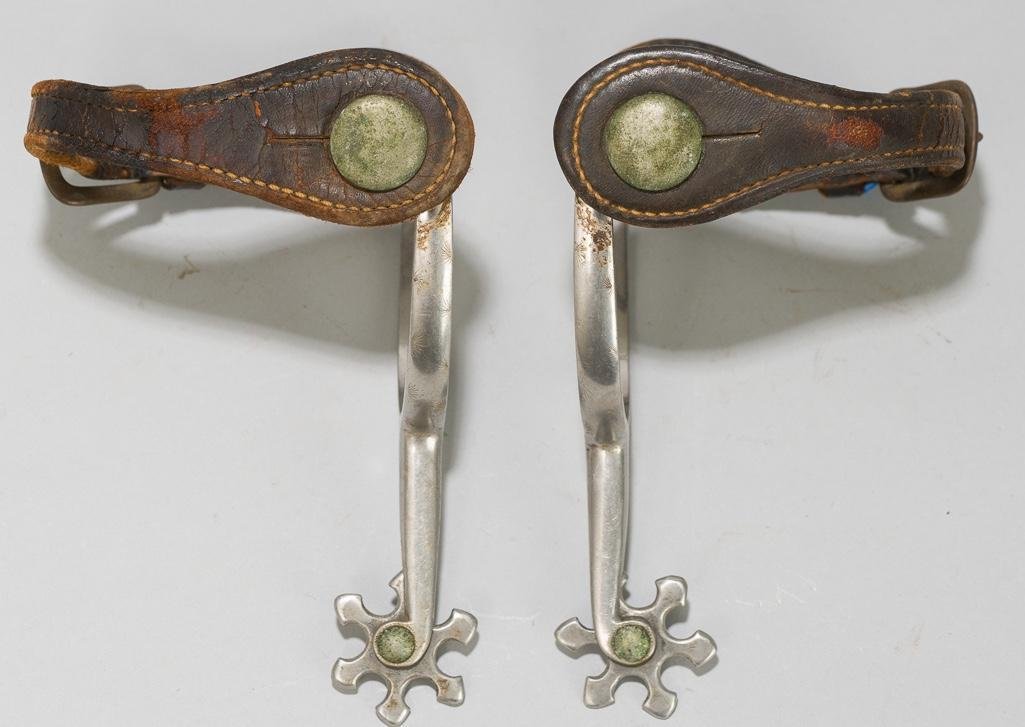 Louie Cowboy Traylor Prison Spurs, C. 1940s