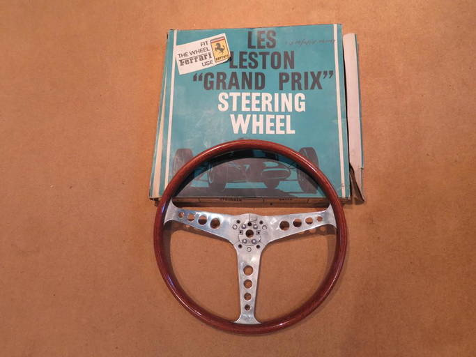 Unused Les Leston Steering Wheel