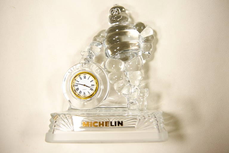 Crystal Michelin Man Clock - Nov 16, 2013 | Silverstone Auctions in ...