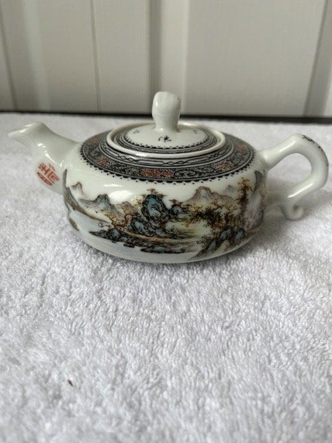 Superb Chinese Ming Guo Period Famille Rose Porcelain Teapot (#0048) on ...