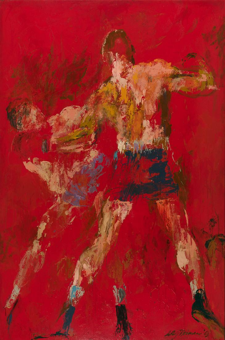 LeRoy Neiman - Red Boxers - Nov 17, 2019 | The Sporting Art Auction in KY