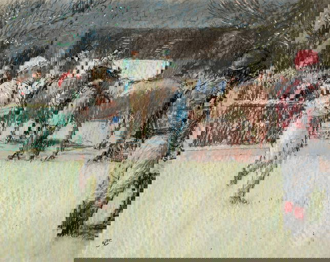 Thomas J Coates Waiting To Mount, Keeneland