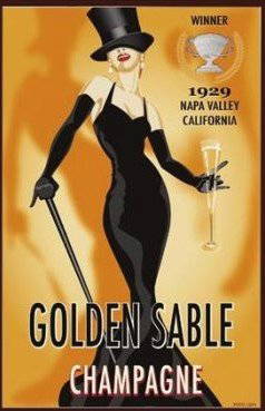 "golden Sable Ii" Lithograph By Poto Leifi