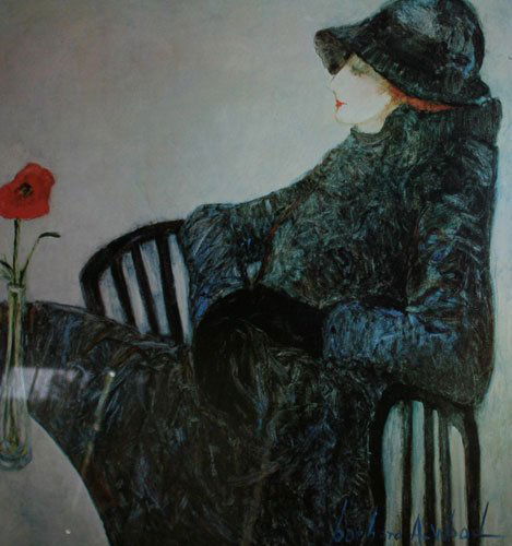 Barbara Wood "Lady Wellington" Lithograph Signed Poster