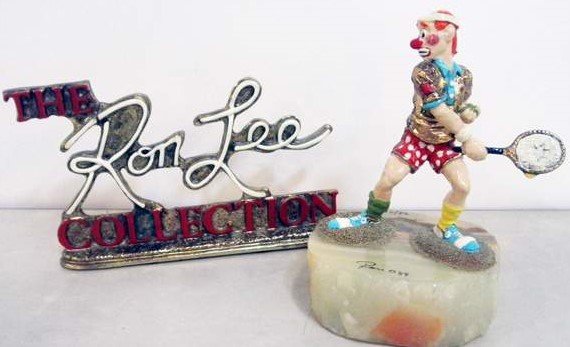 Ron Lee Early Retired, Tennis Player Clown /Rare Sign