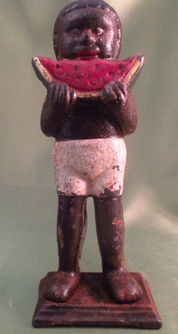 Cast Iron Black Americana Bank - Nov 16, 2014 | Alicia's Antiques in FL