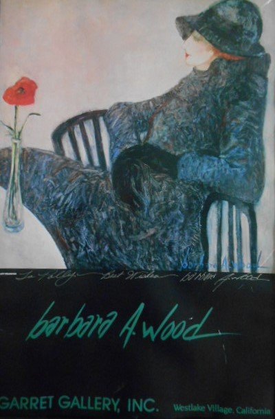 Barbara Wood "Lady Wellington" Lithograph Signed Poster