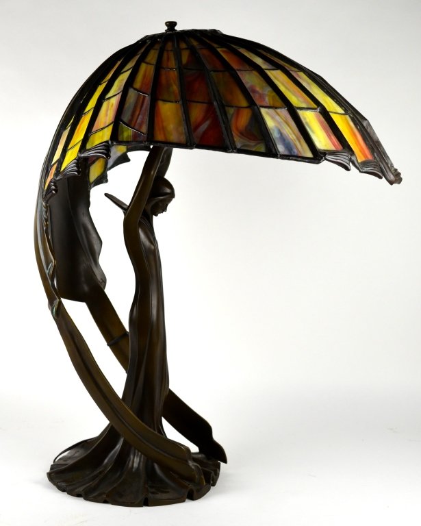 AFTER PETER BEHRENS (GERMAN, 1868-1940) TABLE LAMP AFTER PETER BEHRENS (GERMAN, 1868-1940) TABLE LAMP