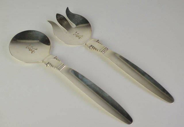 Modern Silver Plate Servers