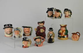 A collection of Royal Doulton character jugs - Feb 27, 2017 | Fellows ...