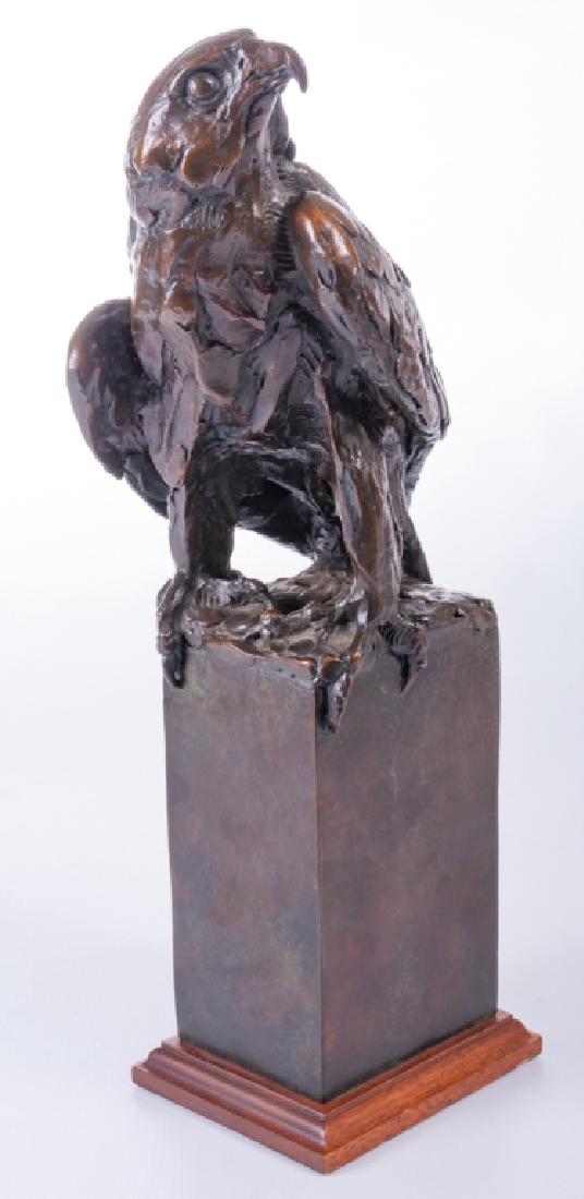 Walter Matia Bronze Eagle Sculpture