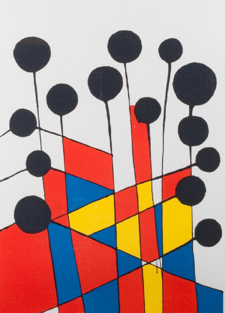 A. (Sandy) Calder Signed Geometric Lithograph