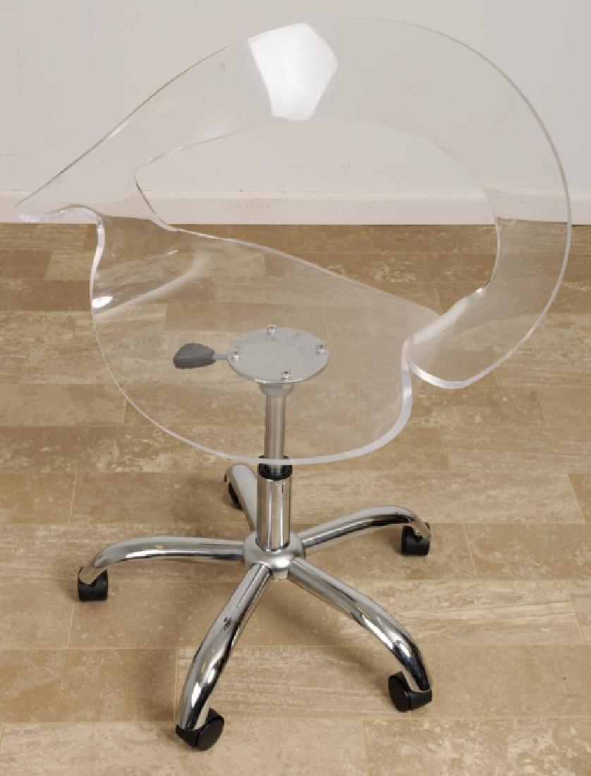 Kerr Design Acrylic Swivel Chair
