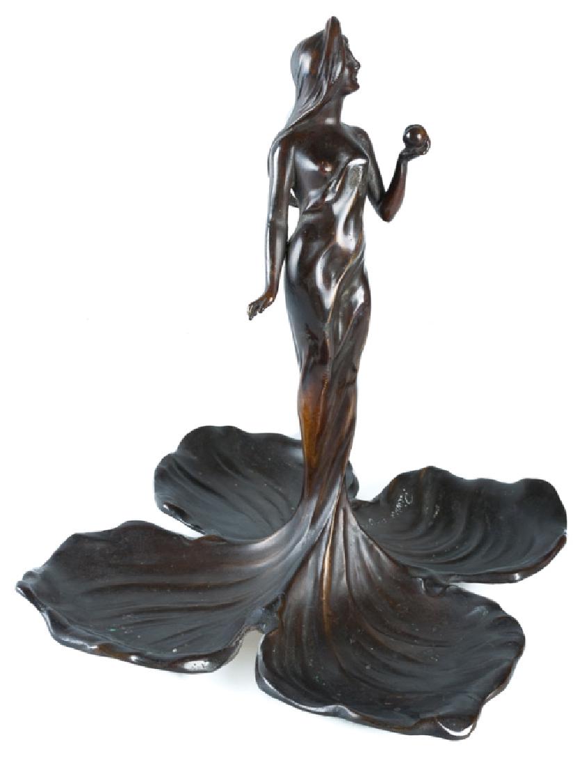 Pierre Regnier Art Nouveau Bronze Sculpture