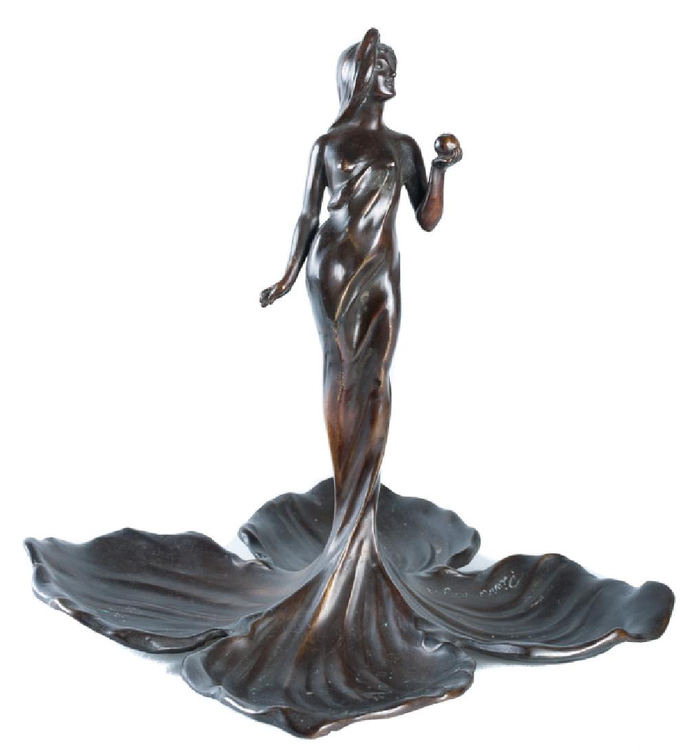 Pierre Regnier Art Nouveau Bronze Sculpture
