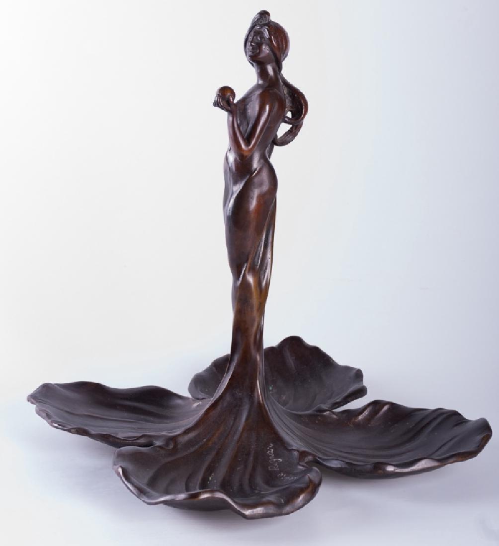 Pierre Regnier Art Nouveau Bronze Sculpture