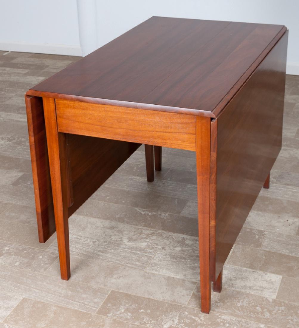 Walnut Hepplewhite Style Deep Drop Table