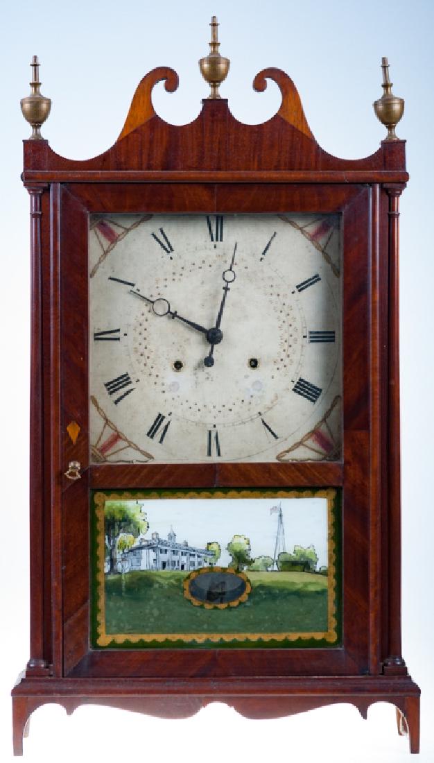 Eli Terry & Sons Pillar & Scroll Shelf Clock