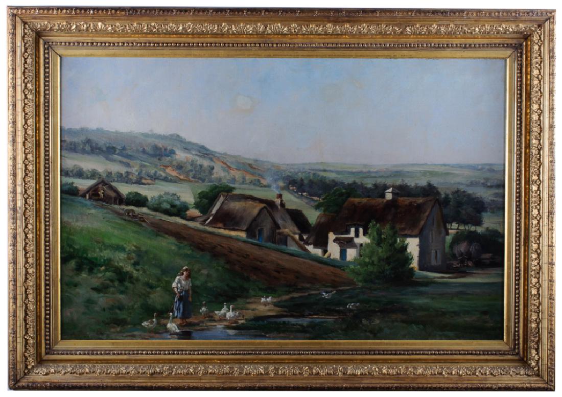 Peter Alfred Gross Landscape Oil On Canvas