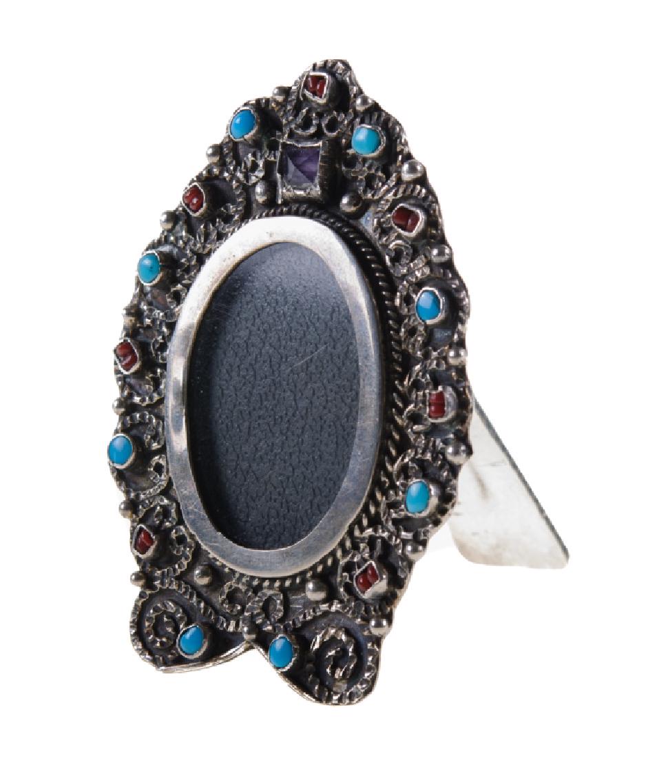 Sterling Silver & Turquoise Mini Picture Frame