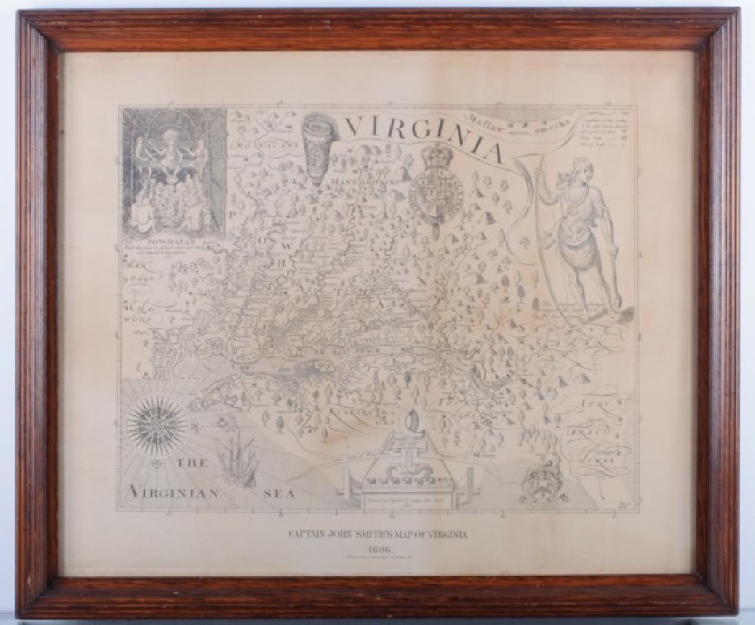 Captain John Smithâ€™s Map of Virginia, 1606
