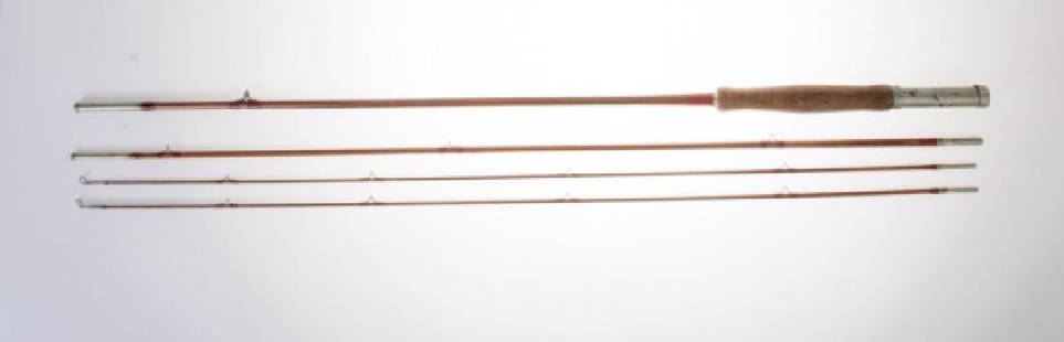 Early Heddon Mdl 17 Three Piece Split Bamboo Fly Rod