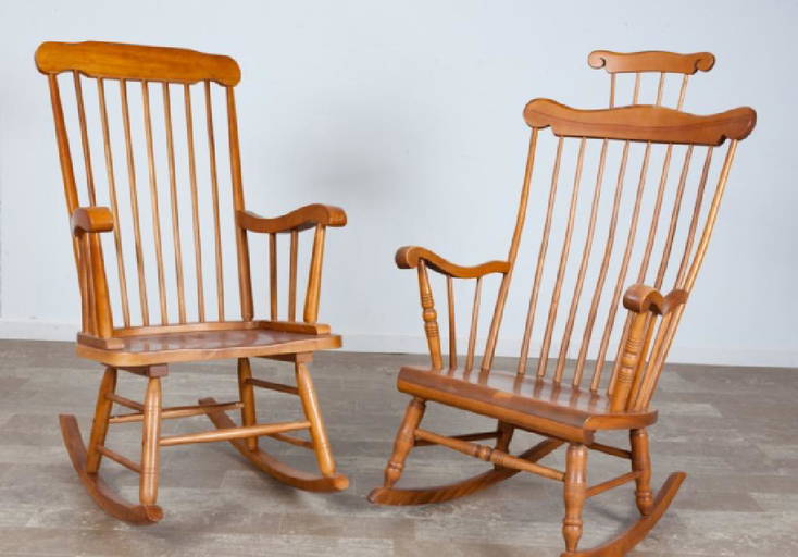 Thomas Pacconi & Bent Bros. Windsor Rocking Chairs