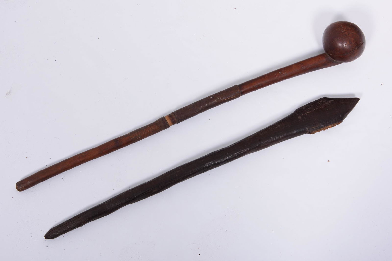 Two Native American War Clubs - Jan 18, 2020 | Bremo Auctions in VA