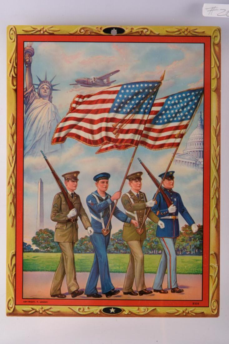 World War Ii American Military Forces Cardboard