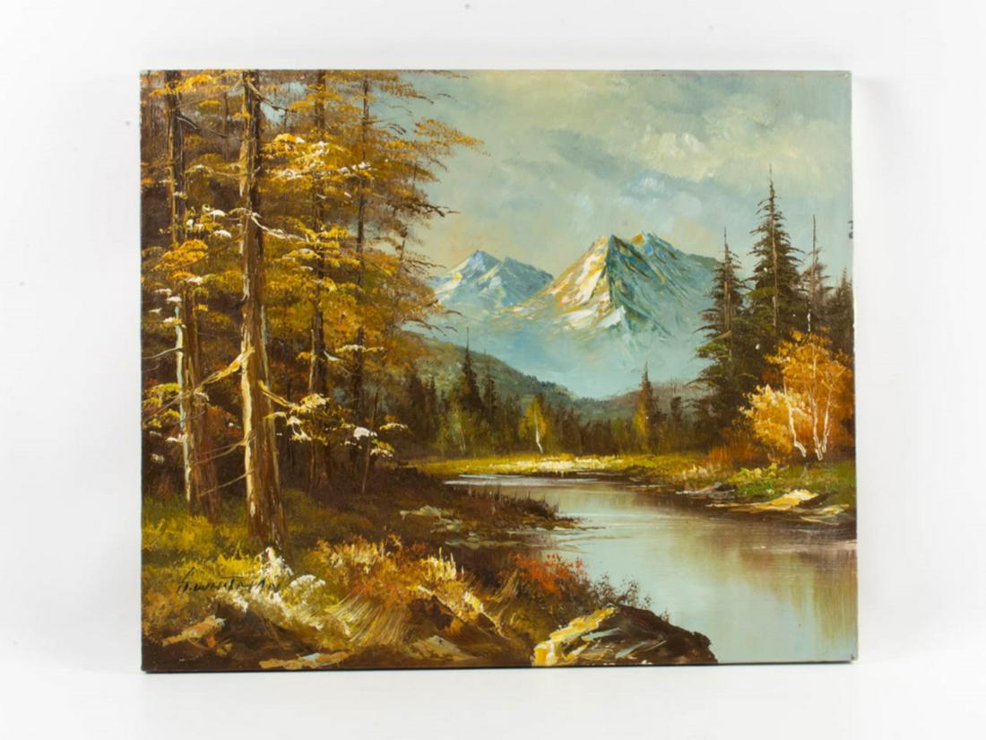 G. Whitman Oil On Canvas