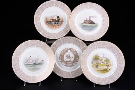 (10) Lenox 'white House Of The Confederacy' Plates