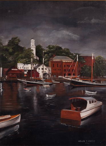 Helen C. Beers Oil On Canvas