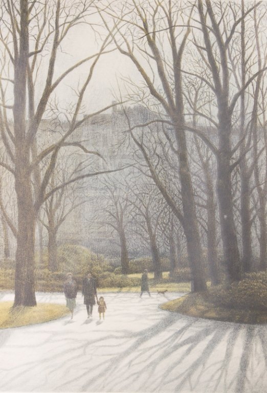 Harold Altman Lithograph, Framed