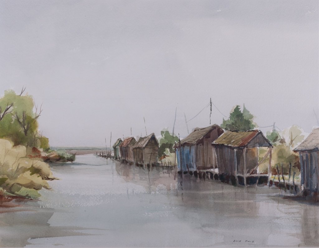 Edie Pyle Hopkins, Maryland Artist, Watercolor