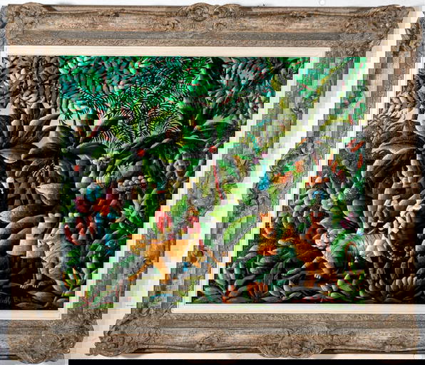 Orville Bulman (american, 1904 1978) “patrole", Oil On Canvas, Circa 1970