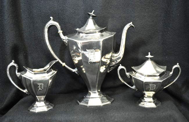 Reed & Barton #3690 Silver Plate Coffee Serving Set Xw