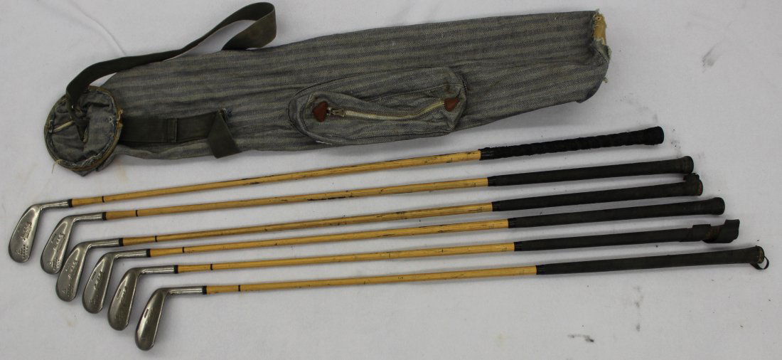 RARE KENNETH SMITH DARTWIN IRONS HANDMADE HICKORY XT