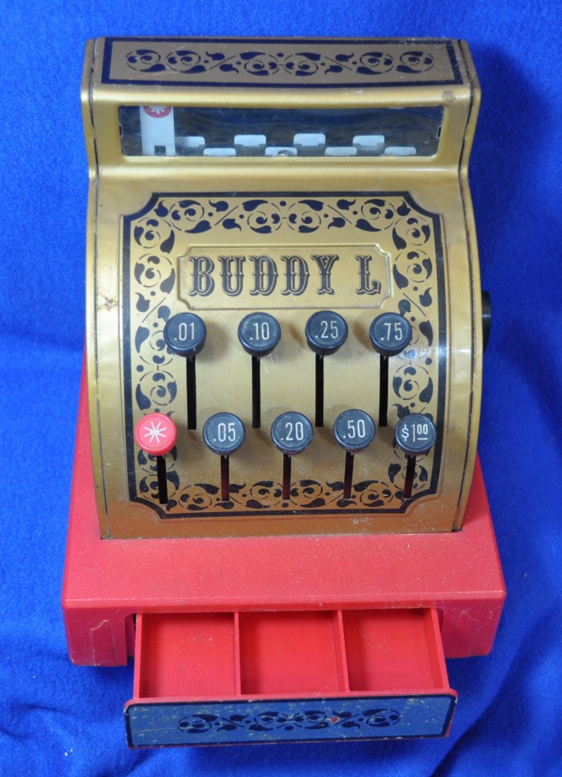 VINTAGE BUDDY L REGISTER AND BANK XW