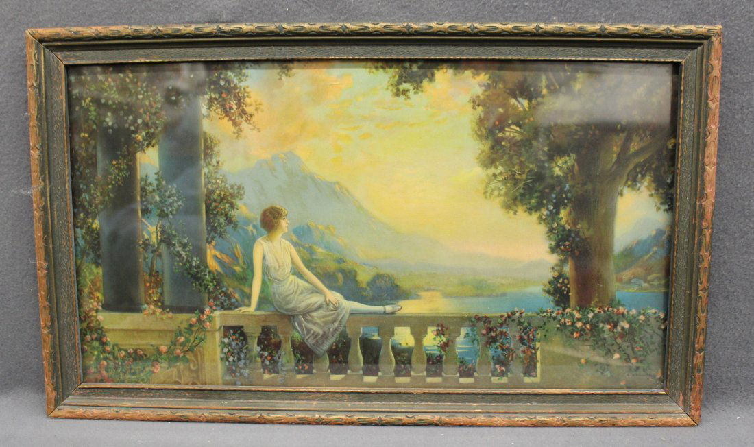 R ATKINSON FOX ORIGINAL PRINT SUNSET DREAMS FRAMED