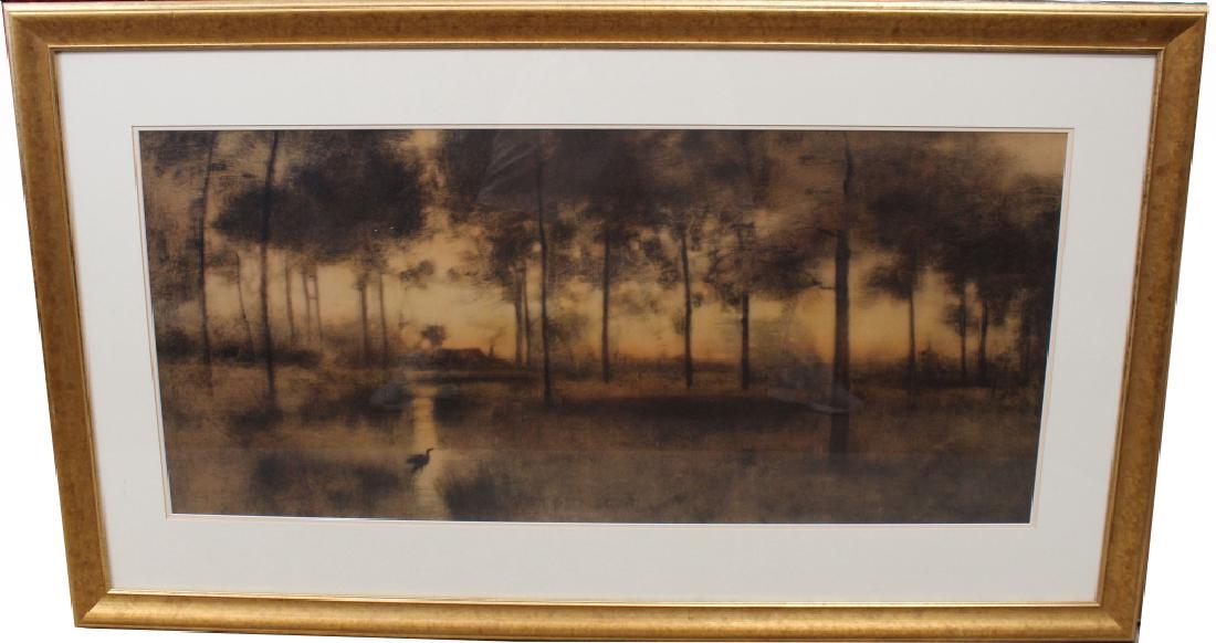Large George Inness "Home of the Heron" Print - Jan 07, 2018 | Sarasota ...