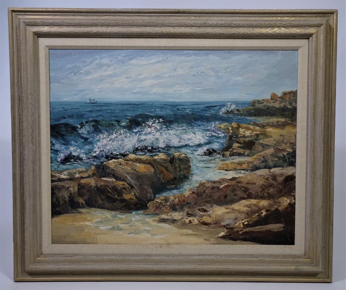 Nora Simpson (20th C.) American, Oil on Board