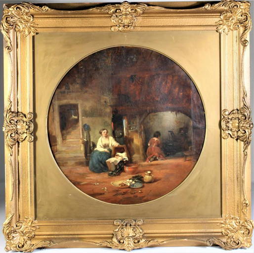 Manner Of Alfred Provis (1843 1886) British, O/c