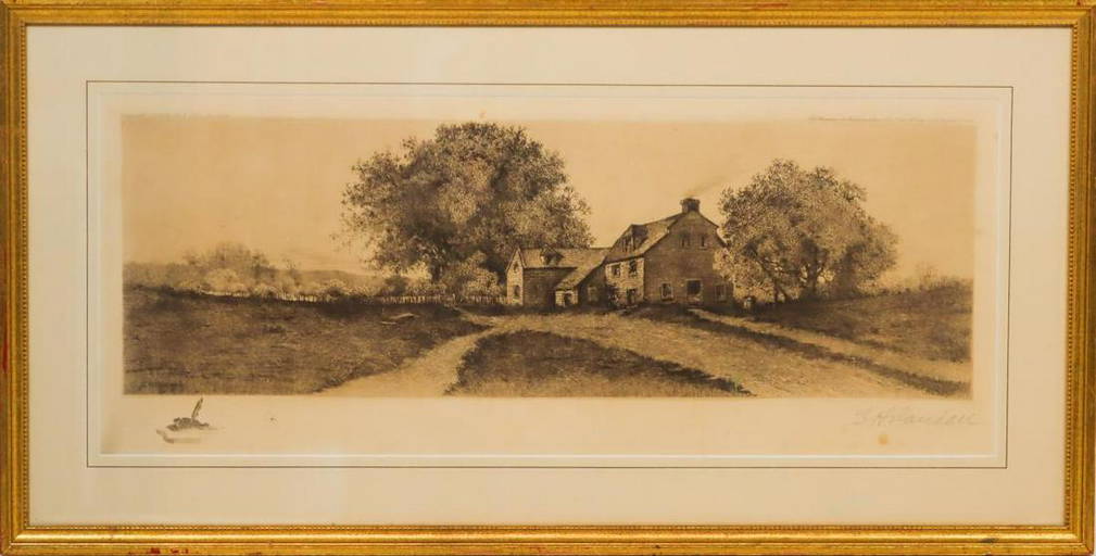G.h. Randall (20th Century) American, Etching